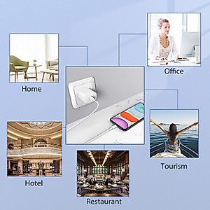 USB C iPhone Fast Charger with Cable, 20W PD Type C Charger Fast Wall Charger with 5ft USB C to Lightning Cable for iPhone 14 13 12 Pro 11 Xs Max XR X 8 Plus iPad Pro and iPad Air 3 iPad Mini 5