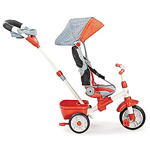 Little Tikes 5-in-1 Deluxe Ride & Relax, Reclining Trike - Red