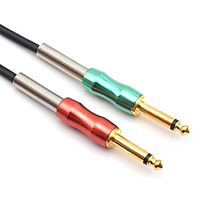 SiYear 15FT XLR 3 Pin Male to Double 6.35mm 1/4" TS Male Y Splitter Cable, Dual Mono Male (1/4 inch) 6.35mm to XLR Male Plug Stereo Microphone Audio Converter Adapter Cable(15Feet)