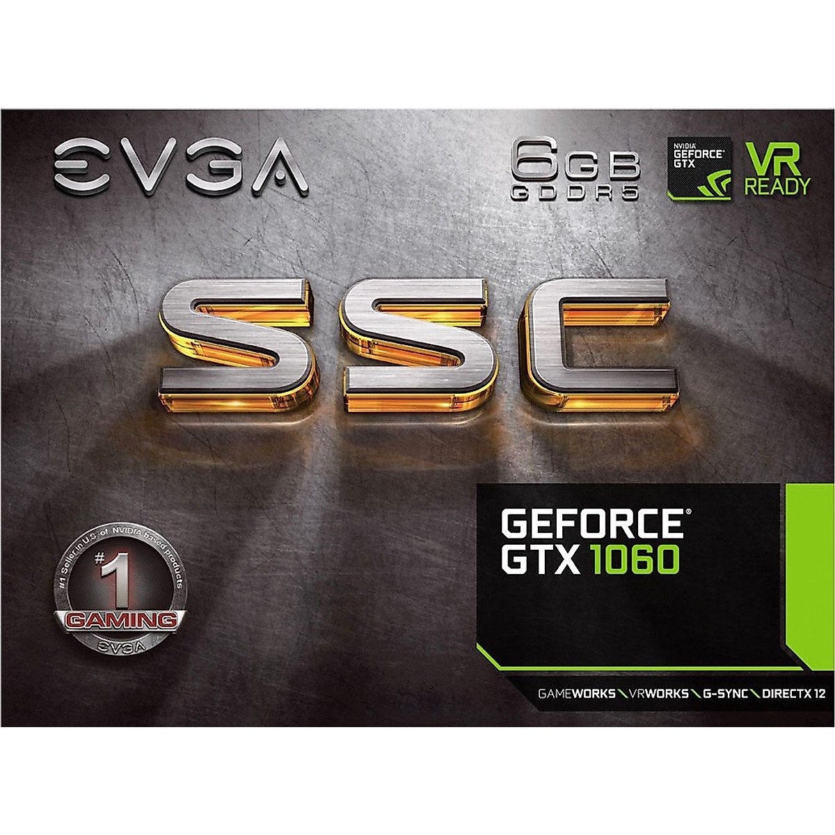 EVGA - NVIDIA GeForce GTX 1060 6144MB GDDR5 PCI Express 3.0 Graphics Card - Black (06G-P4-6264-KB)