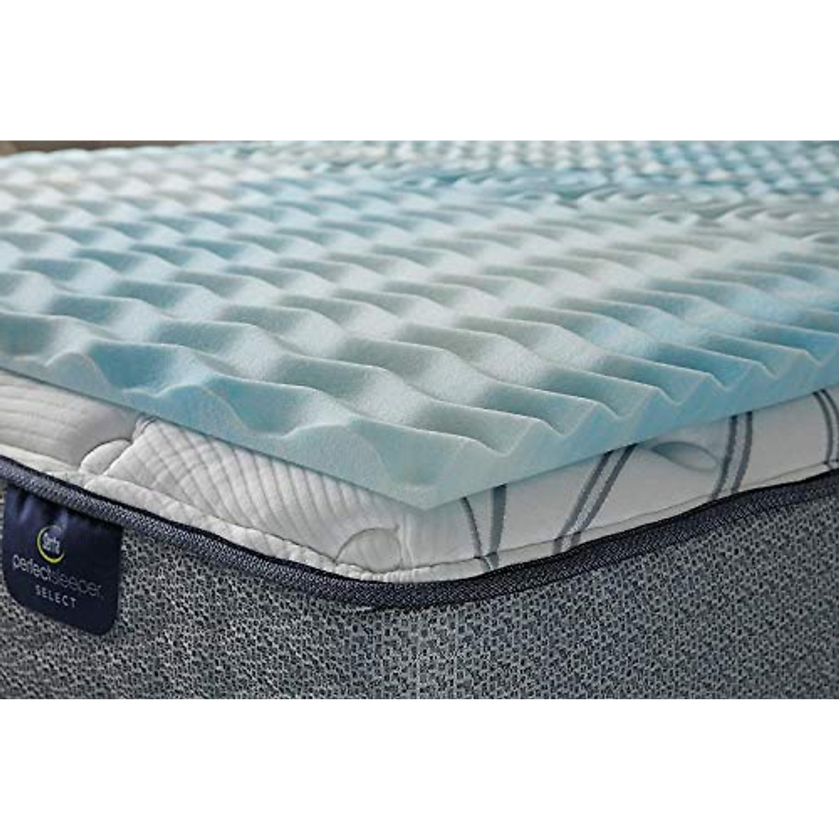 Serta Comfort Zone 1.5-in Memory Foam Mattress Topper, Twin XL