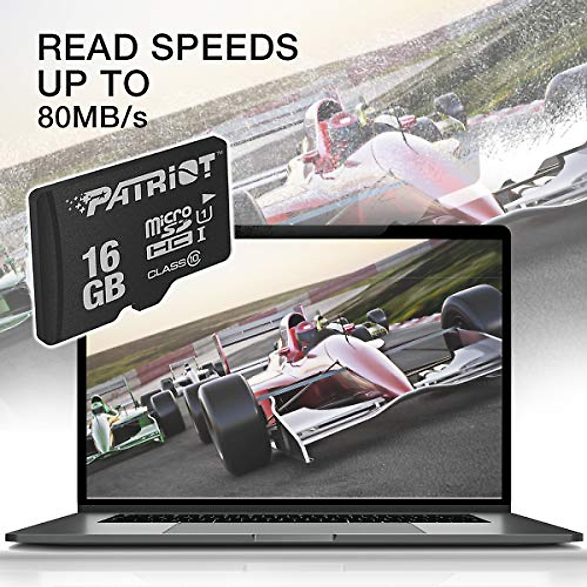 Patriot LX Series Micro SD Flash Memory Card 16GB - 5 Pack