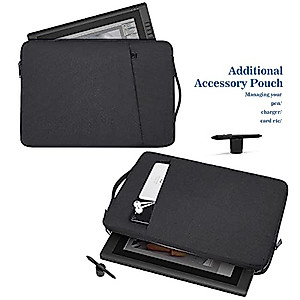 Drawing Tablet Sleeve Waterproof Protective Bag for Wacom Cintiq 16/Cintiq Pro 16 17/Intuos Pro PTH860 PTH860P Large,Huion KAMVAS Pro 16/GAOMON PD1560 PD1561 Graphics Drawing Tablet Case Holder, Black
