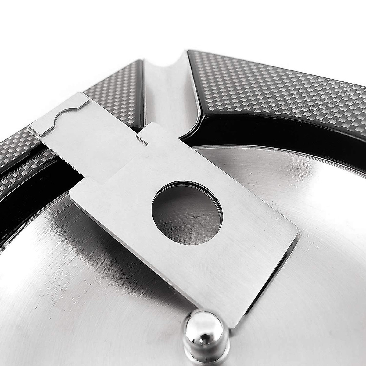 Mrs. Brog Cigar Ashtray with Built-In Cigar Cutter - Holds 4 Cigars - Removable Stainless Steel Bowl - Easy To Clean - Large Ashtray - Perfect Cigar Gift