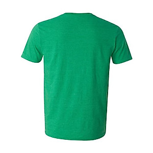 Gildan Adult Softstyle Cotton T-Shirt, Style G64000, Multipack, Heather Irish Green (2-Pack), Medium