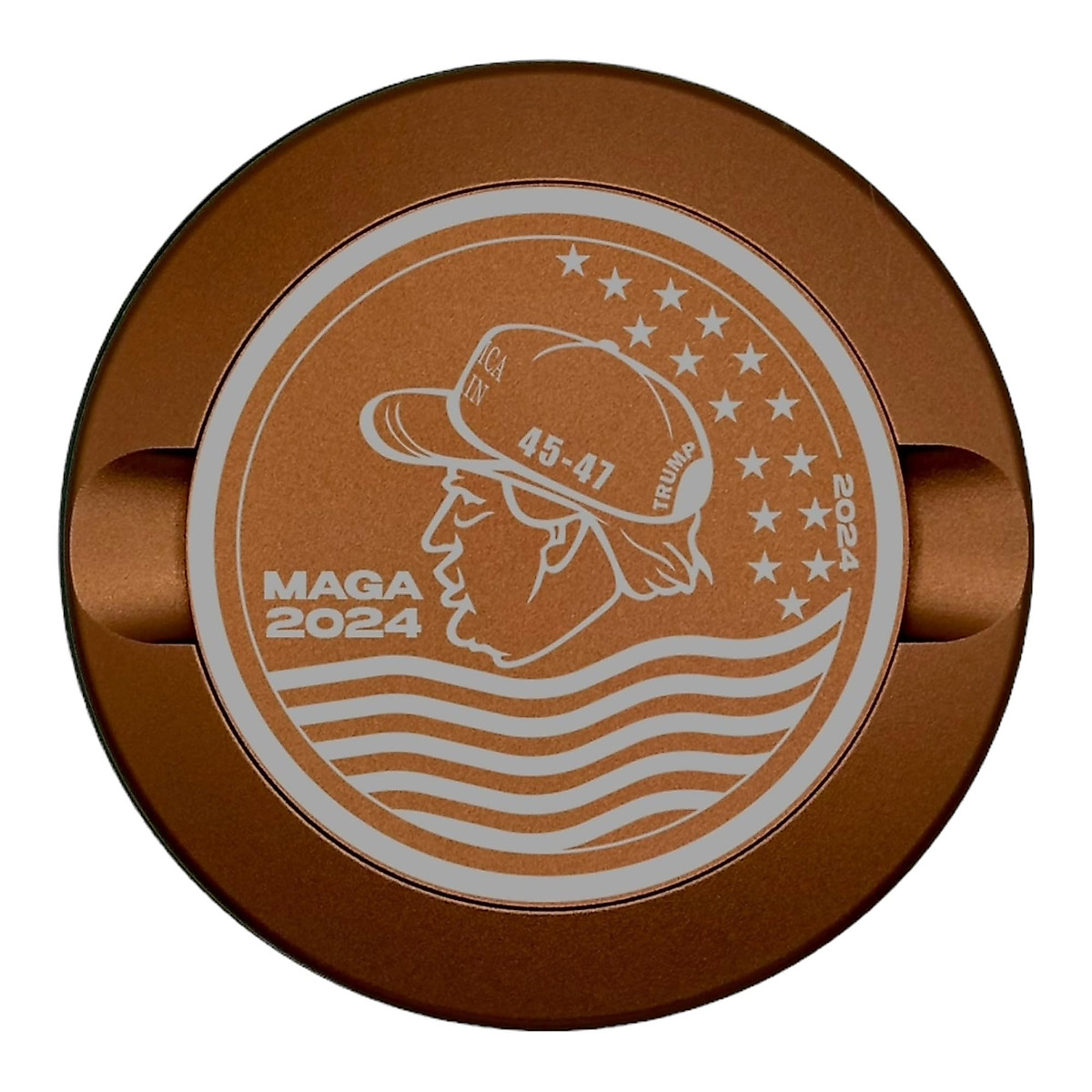 Edition 047: MAGA | Snus Can | Snus Container | Zyn Metal Can | Metal Zyn Container | Zyn Holder | Zyn Can | Metal Snus Container | Smell Proof Container (Copper)