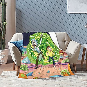 Cartoon Blanket Ultra Soft Throw Blankets Flannel Blankets All Season Light Weight Living Room/Bedroom Travel Blanket 50"X40"