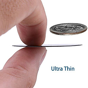 Mount Metal Plate（12Pack） for Magnetic Car Mount Phone Holder with Full Adhesive for Phone Magnet, Magnetic Mount, Car Mount Magnet-12X Round (Black)