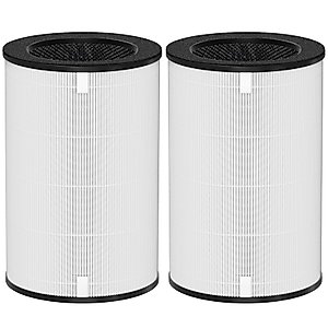 Skymechy AP-T30 True HEPA Replacement Filter Compatible with HoMedics AP-T30 AP-T30WT AP-PET35 AP-PET35-WT Air Cleaner Purifier, Part# AP-T30FL AP-PET35FL, 2 Pack