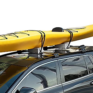 Universal Kayak Carrier Kit Kayak Foam Blocks for Roof Soft Standard Replacement Car Top Roof Racks Pads with Tie-Downs, 12 inch