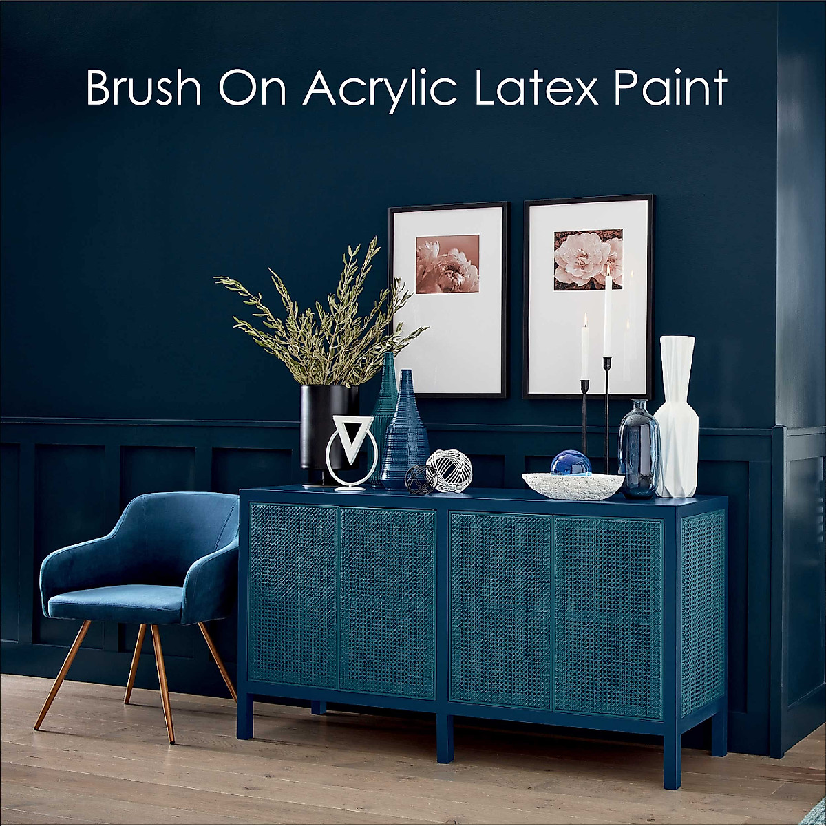 1/2 pt Krylon K05613007 Black COLORmaxx Paint & Primer, Satin