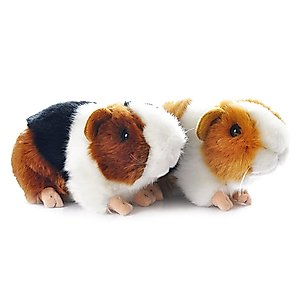 YAIRYANGTZE 2pcs Cute Plush Guinea Pig Stuffed Guinea Pig, 7 inch Plush Hamster Doll Stuffed Dutch Pig, Realistic Plush Guinea Pig