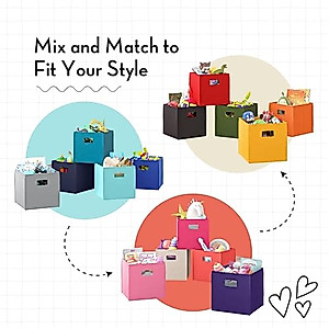 RiverRidge 2 Pc Folding Storage Bin Set, No Size, Hot Pink, 2 Piece