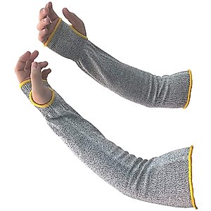 Cut Resistant Sleeves Arm Protectors for Thin Skin and Bruising | Arm Protection Sleeves Level 5 Protection | Protective Arm Guards | Lighter Than Kevlar Sleeves | Thumb Slot UV-Protection Safety Gear