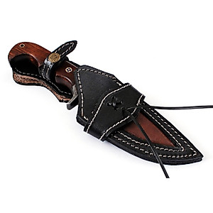 Custom Handmade Fixed Blade Damascus Knife for Hunting, Camping & Hiking Damascus Knife with Sheath for Outdoor Uses