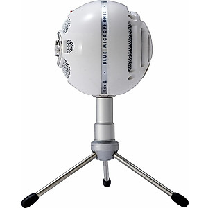 Logitech for Creators Blue Snowball iCE USB Microphone - White (Renewed)