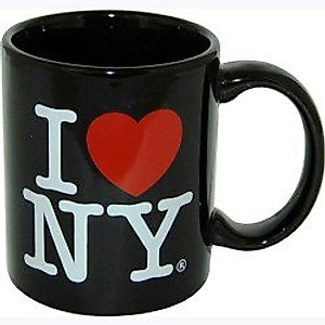 I Love NY Black 11oz. Mug