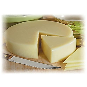 Al Amin Foods Atlanta Kashaval Cheese Sheep's Milk Cheese Aprox. N.W 1.75 LB 1 Wheel, White