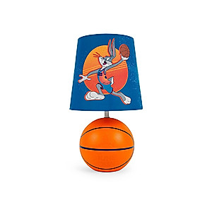 Space Jam 2: A New Legacy Tune Squad Basketball 3D Desk Lamp, Bugs Bunny Mood Light | Home Decor Accessories And Room Essentials | Official Looney Tunes Collectible | 14 Inches Tall
