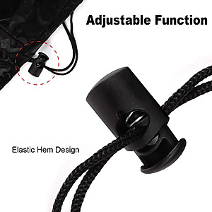 Thten Lawn Mower Cover,Waterproof Heavy Duty Push Mower Covers,Dust UV Protection,Secure Draw String and Large Size for Universal Fit with Drawstring & Storage Bag,Oxford 600D