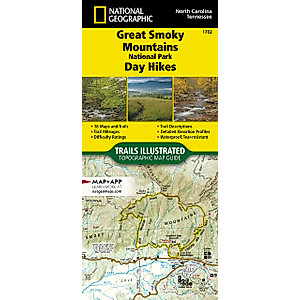 Great Smoky Mountains National Park Day Hikes Map (National Geographic Topographic Map Guide, 1702)