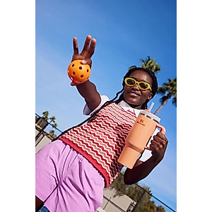 Stanley Quencher H2.0 Tumbler with Handle and Straw 30 oz | Flowstate 3-Position Lid | Cup Holder Compatible for Travel | Insulated Stainless Steel Cup | BPA-Free | Nectarine