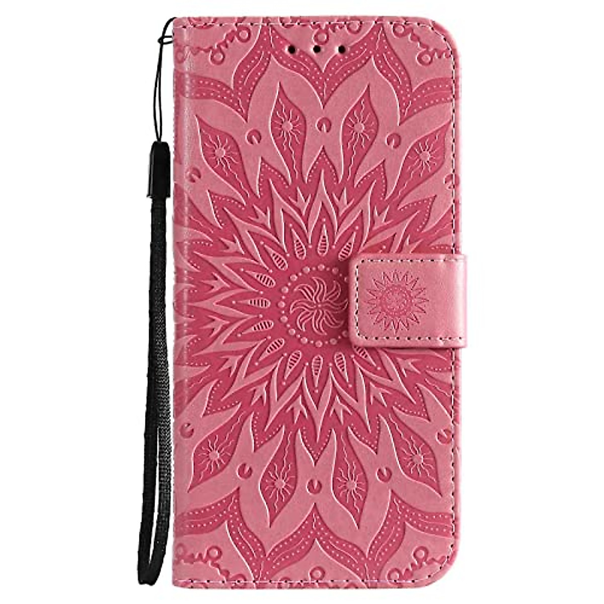 Fansipro Phone Cover Wallet Folio Case for SAMSUNG GALAXY A40, Premium PU Leather Slim Fit Cover for GALAXY A40, 2 Card Slots, exact fitting, Pink