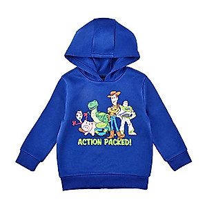 Disney Toy Story Hoodie and Jogger Pant Set, Comfy Active Wear for Kids, Navy and Gray, Size 3T