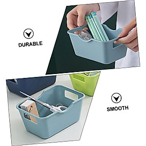 FRCOLOR Plastic Storage Basket 6pcs Box Storage Box Desktop Finishing Tray Pp Mini Plastic Storage Baskets