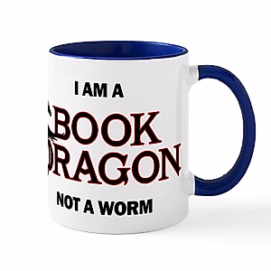 CafePress I Am A Book Dragon Mugs Ceramic Coffee Mug, Tea Cup 11 oz