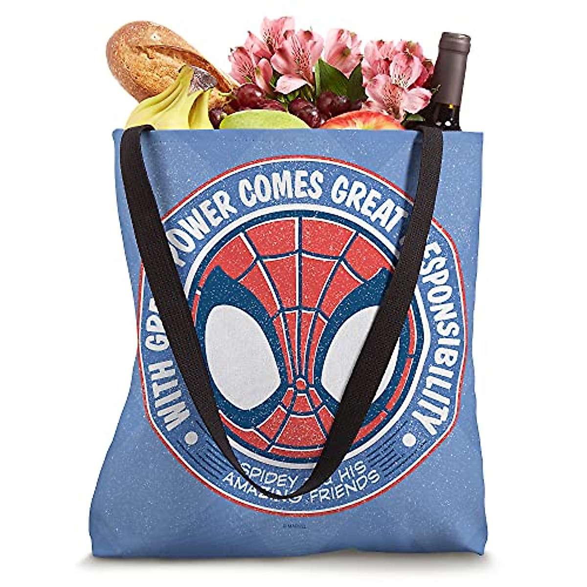 Marvel Spidey and His Amazing Friends Spidey Mask Tote Bag