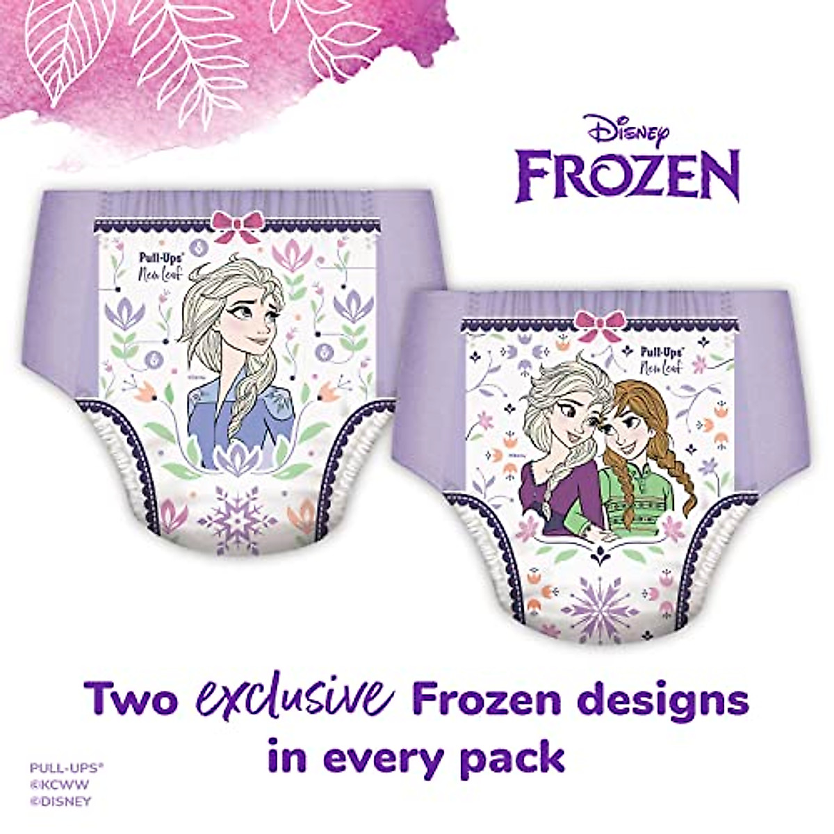 Pull-Ups New Leaf Girls' Disney Frozen Potty Training Pants, 3T-4T (32-40 lbs), 68 Ct