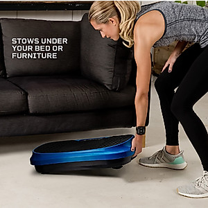 Lifepro Waver Mini Vibration Plate - Whole Body Vibration Platform Exercise Machine - Home & Travel Workout Equipment for Weight Loss, Toning & Wellness - Max User Weight 260lbs