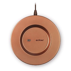 Ember Charging Coaster 2, Wireless Charging for Use with Ember Temperature Control Smart Mug, Copper