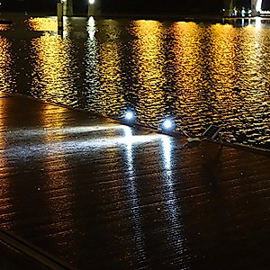 Mini 50X Twin Solar Spotlight (Cool White LED) Outdoor Waterproof Dimmable Dusk to Dawn for Garden Landscape Pathway Car Porch Entrance Lighting Uplight Downlight, Grey Finish