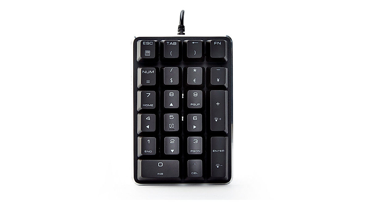 Qisan Mechanical Numeric Keypad with Blue Backlight