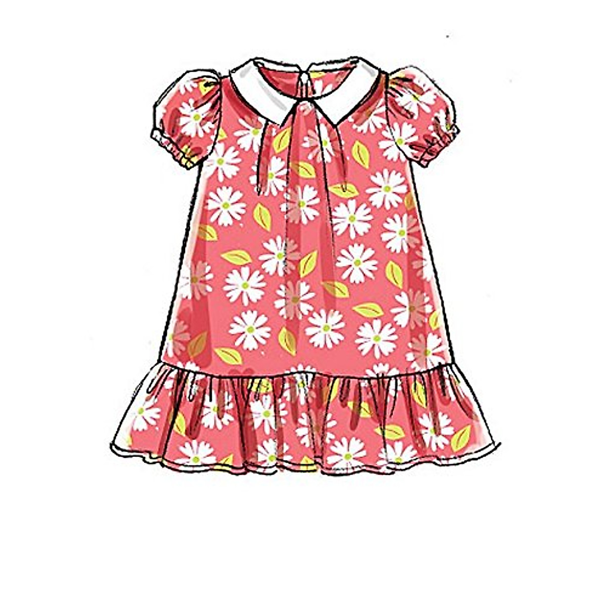 McCall's Patterns M7308 Toddlers' Tent Dresses, CCB