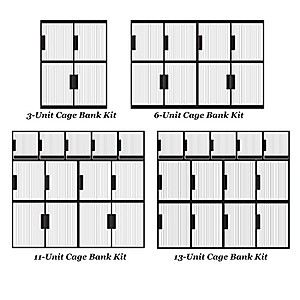 ProSelect Steel Modular Kennel Pet Cage, Small, Sandstone
