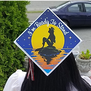 Tassel Toppers Little Mermaid - Grad Cap Decorated Grad Caps