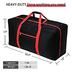 iFARADAY Extra Large Duffel Bag, 32.5 inch Travel Duffel Bag lightweight Luggage Bag for Outdoor, Travel, Sport