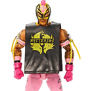 Mattel WWE Rey Mysterio Top Picks Elite Collection Action Figure, Articulation & Life-Like Detail, Interchangeable Accessories, 6-in