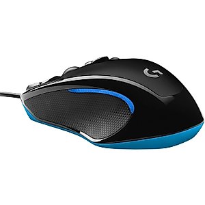 Logitech G300s Optical Ambidextrous Gaming Mouse - 9 Programmable Buttons, Onboard Memory (Renewed)