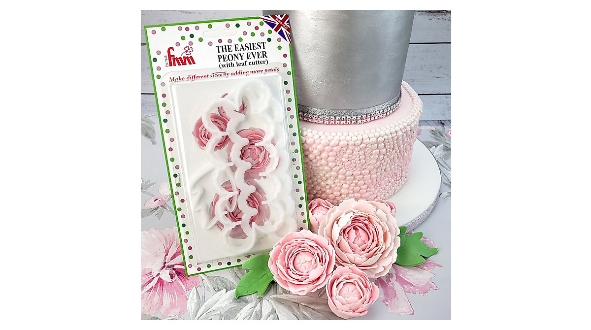 FMM Fondant Icing Cutter Set - Create Stunning Peonies