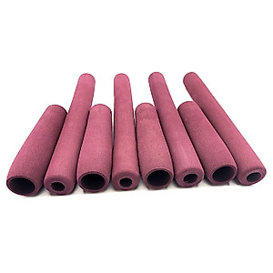 EVA Foam Grips for Fishing Rods, Select Your Size and Color Maroon 8 Pack 9.875 and 5.5 Varies