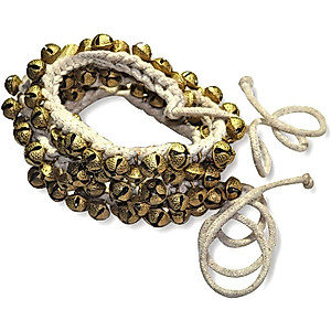 Sellinghub21 Ghungroo 50-50 Bells Pair, Ghungru 2 cm 14 No. Big Bells (Total 100 Bells) Dancing Bells ghungroo kathak 50 bells (100)