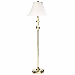 Décor Therapy PL3780 Floor Lamp, Polished Brass