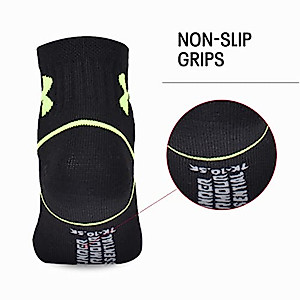 Under Armour Baby Boys Multi Pack Basic Essential Quarter Sock, Black, 2T-4T