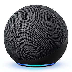 Certified Refurbished Echo (4th Gen) | With premium sound, smart home hub, and Alexa | Charcoal