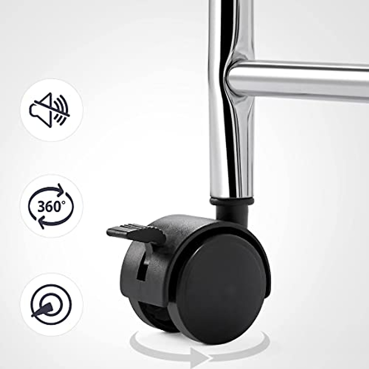 Yaheetech 20 Drawers Rolling Storage Cart Multipurpose Movable Organizer Cart Tools Scrapbook Paper Organizer on Wheels, White