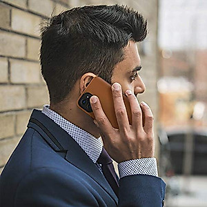 SURPHY Faux Leather Case for iPhone 12 case and iPhone 12 Pro case 6.1 inches 2020, Faux Leather Case Cover (with Microfiber Lining) Designed for iPhone 12 & 12 Pro (Brown)